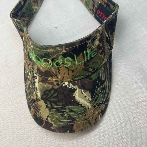 OTTO | Accessories | Otto Camo Visor With Green Text | Poshmark